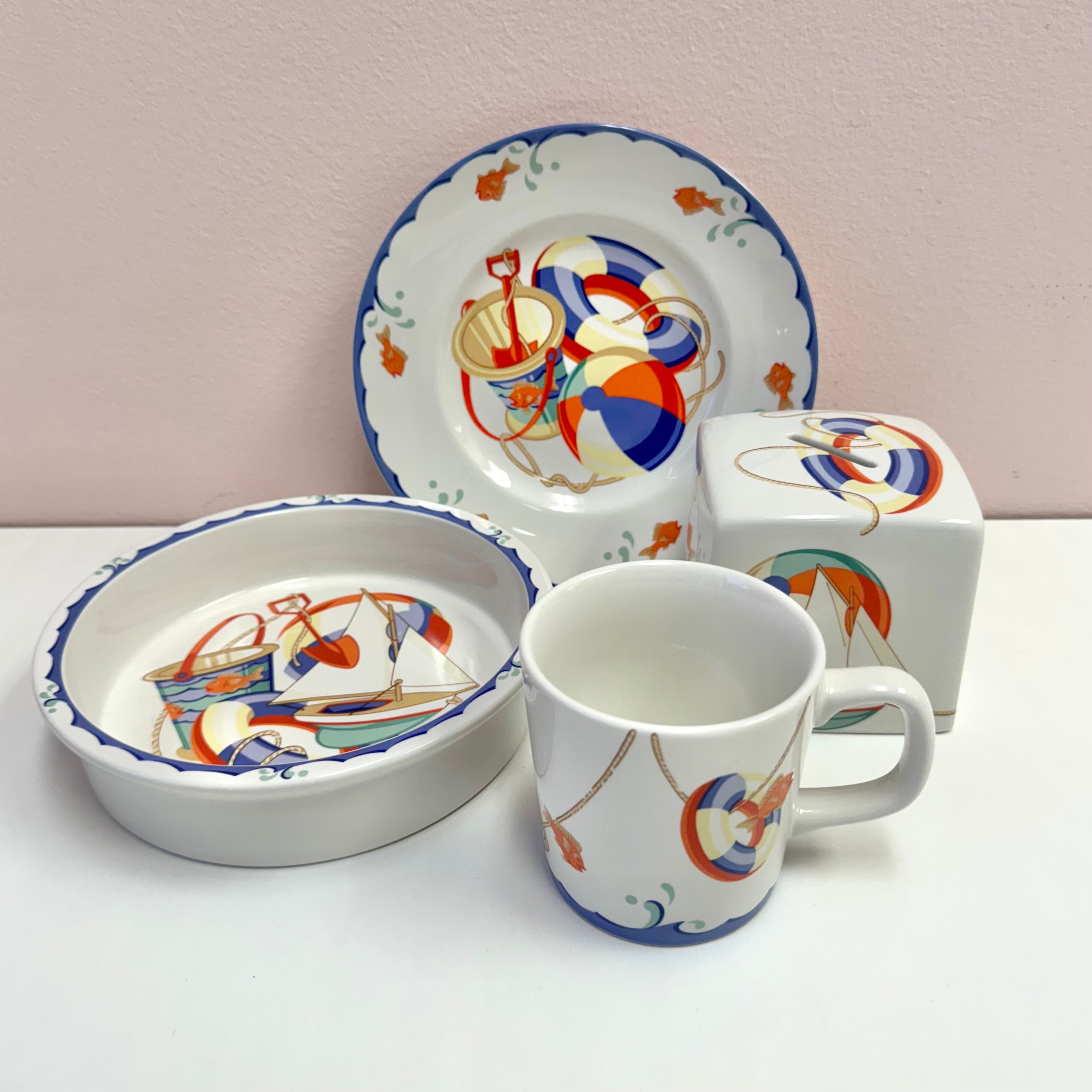 Vintage Tiffany Seashore by Tiffany & Co. Baby Line 4 Piece Set – The ...
