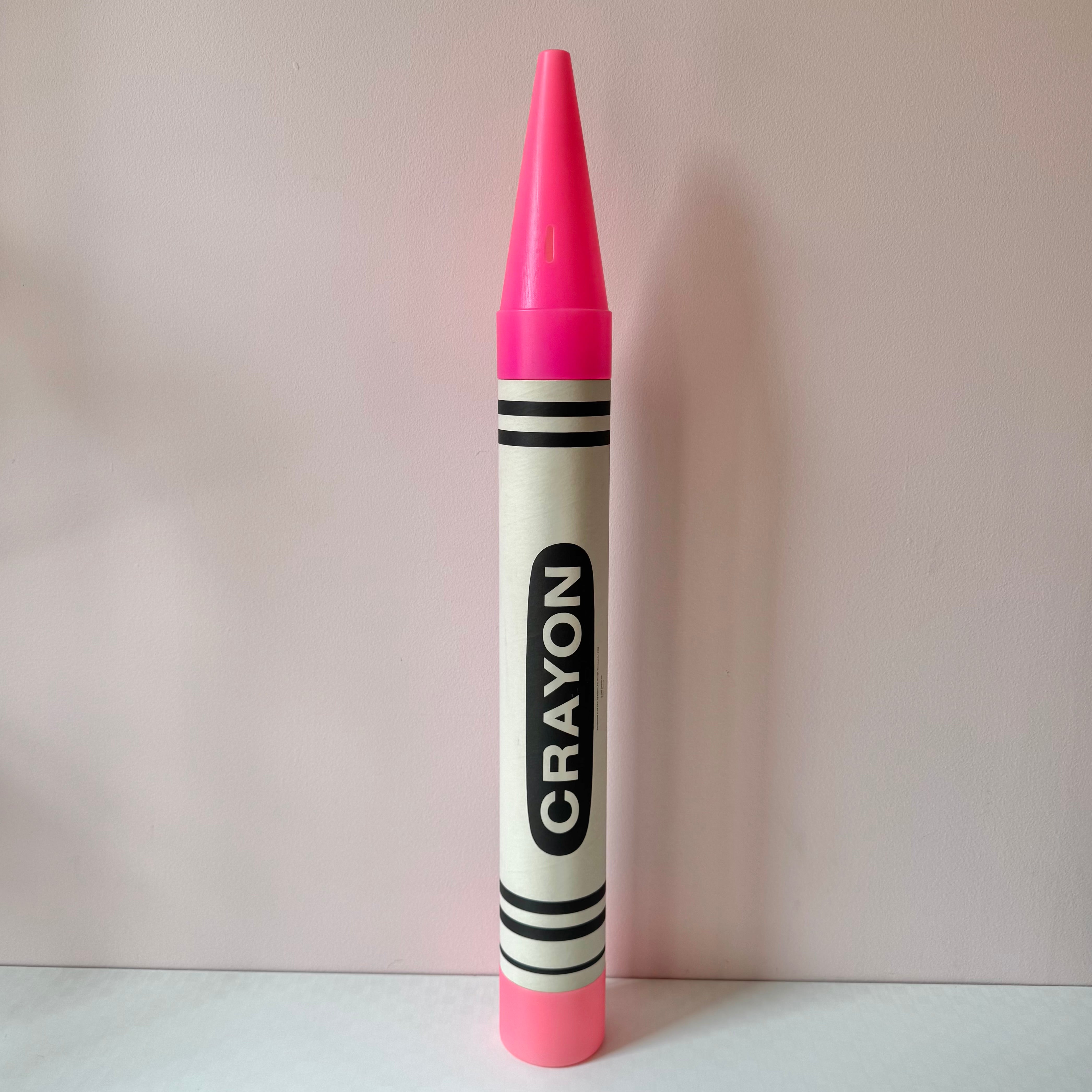 Vintage 1988 Giant Pink Crayon Bank by Ralphco – The Swan's House