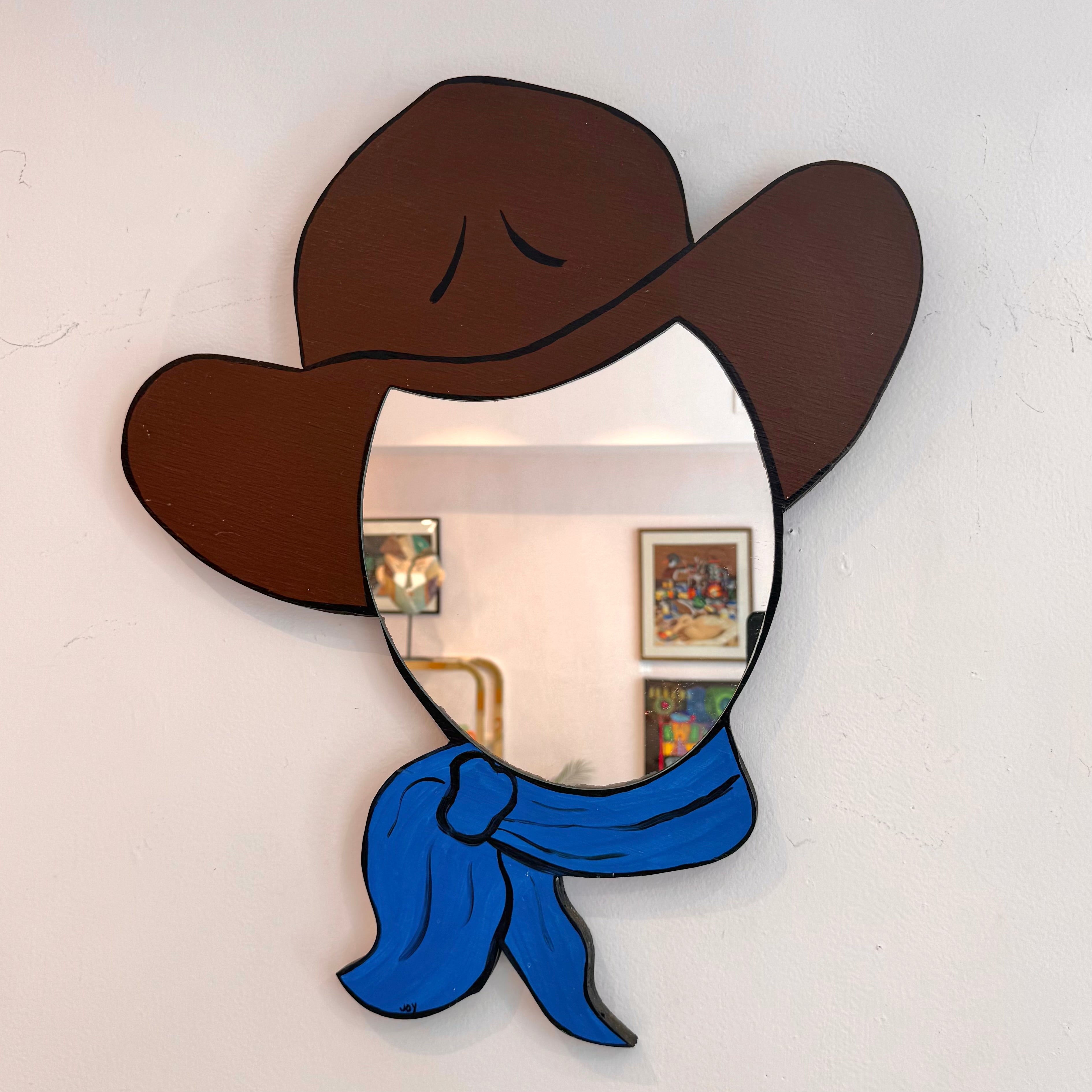 Vintage Cowboy Hat Mirror – The Swan's House