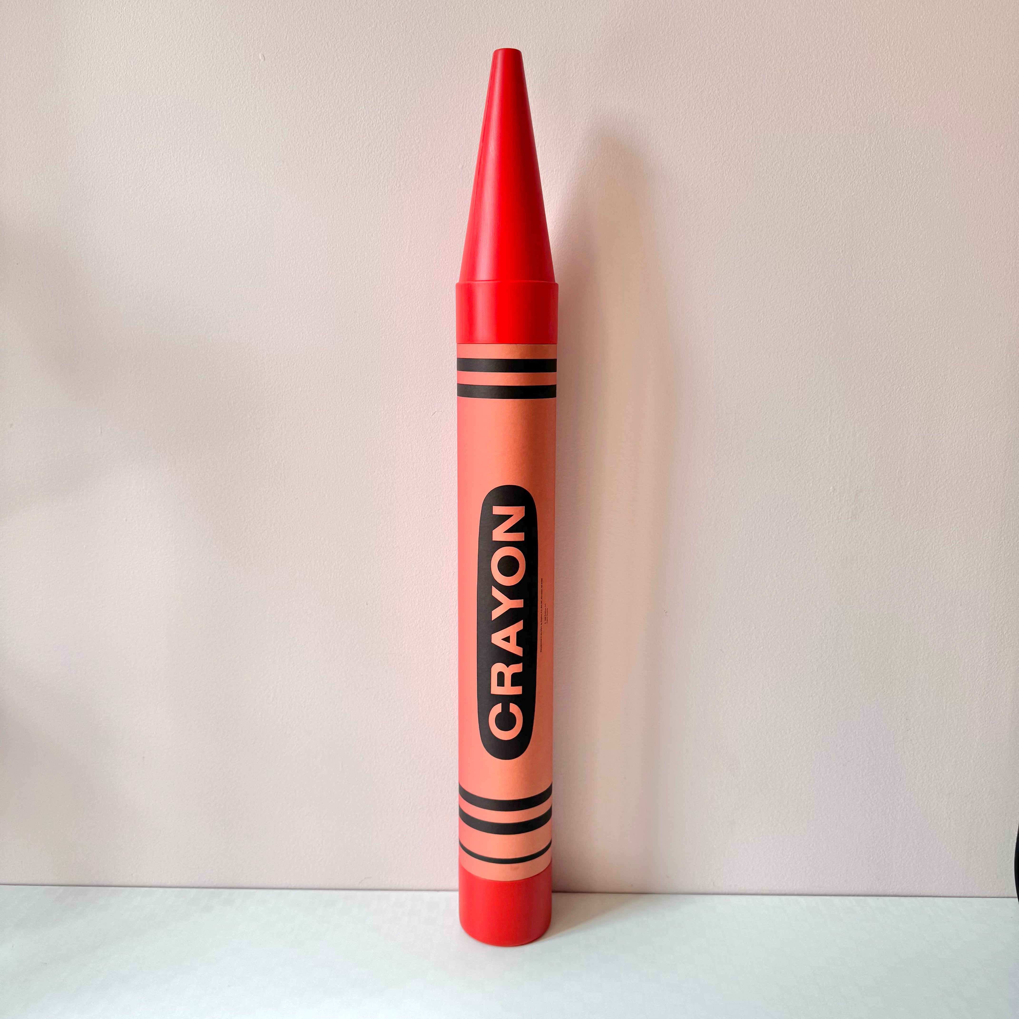 Vintage 1988 Giant Red Crayon Bank by Ralphco – The Swan's House
