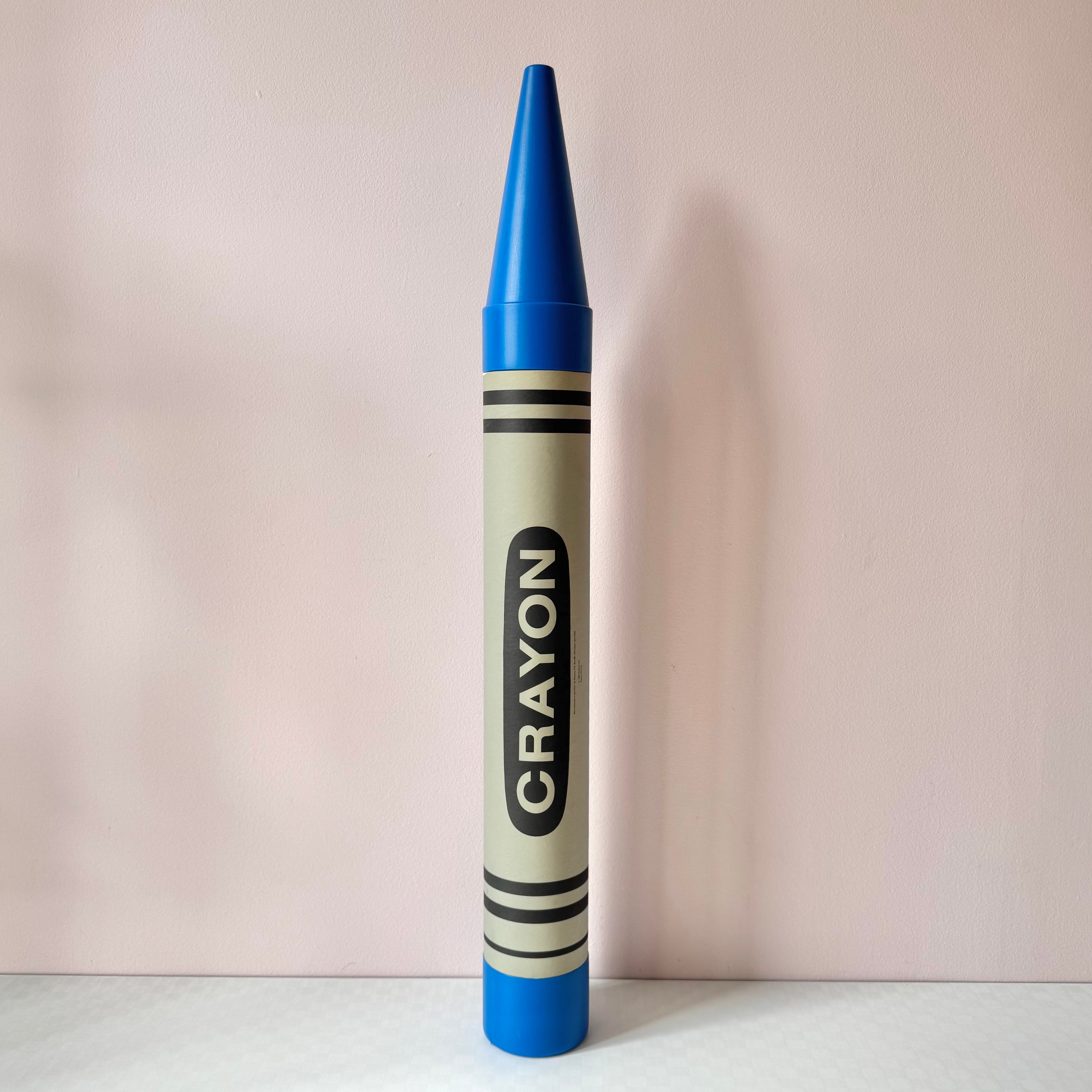 Vintage 1988 Giant Blue Crayon Bank by Ralphco – The Swan's House