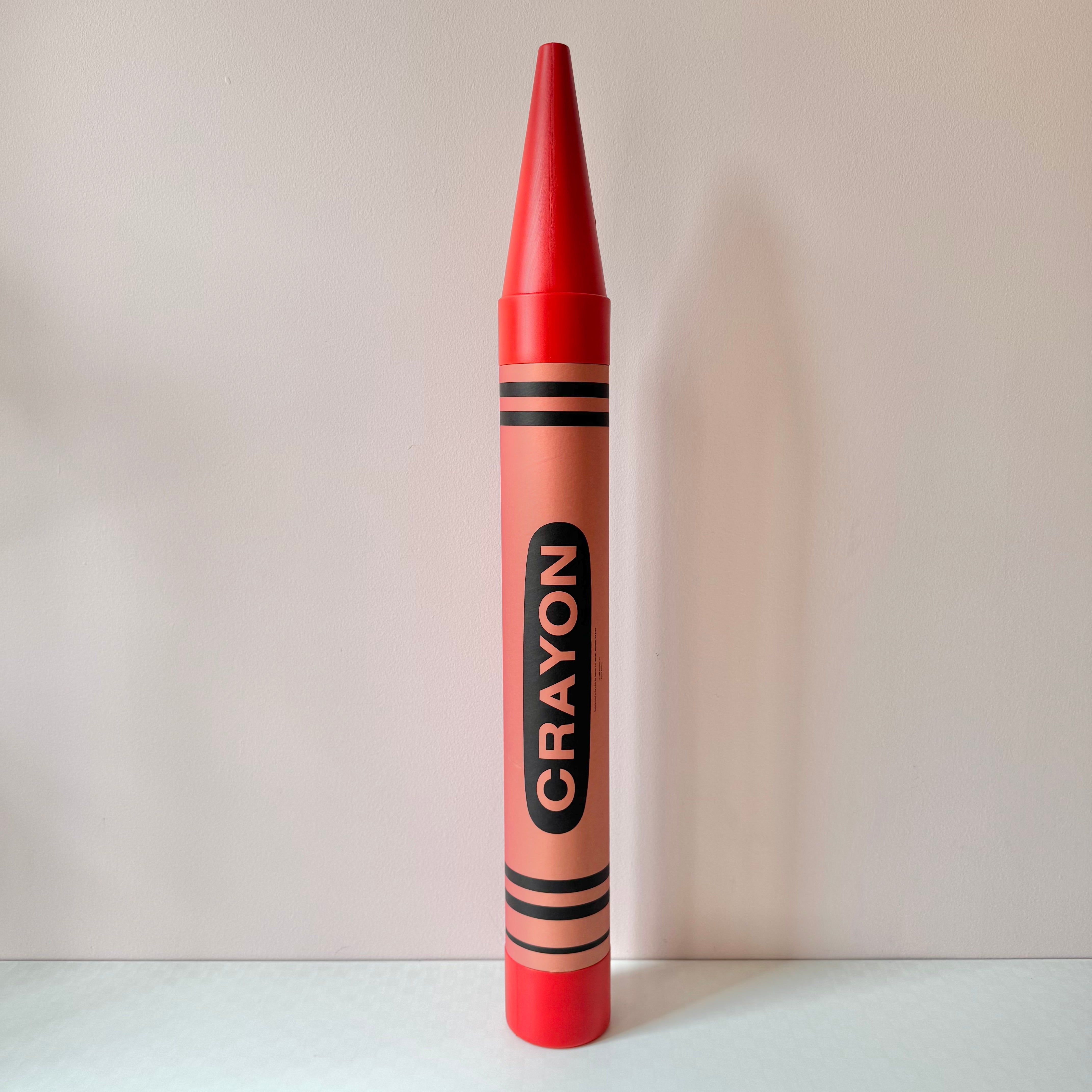 Vintage 1988 Giant Red Crayon Bank by Ralphco – The Swan's House